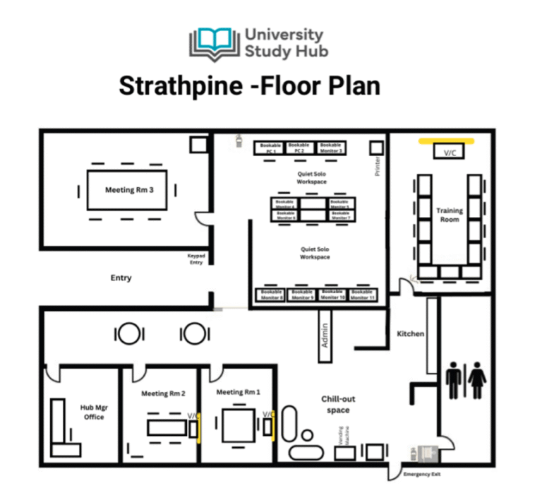Locations - Strathpine University Study Hub | University Study Hub